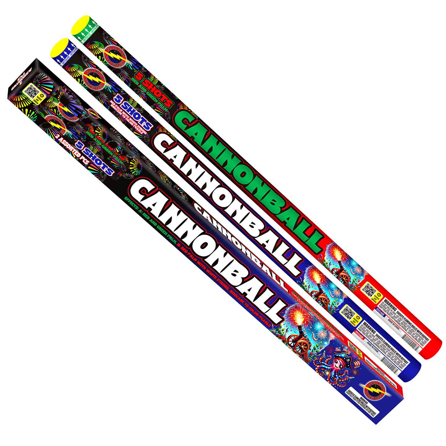 Cannonball Roman Candle | Roman Candles | Flashing Fireworks