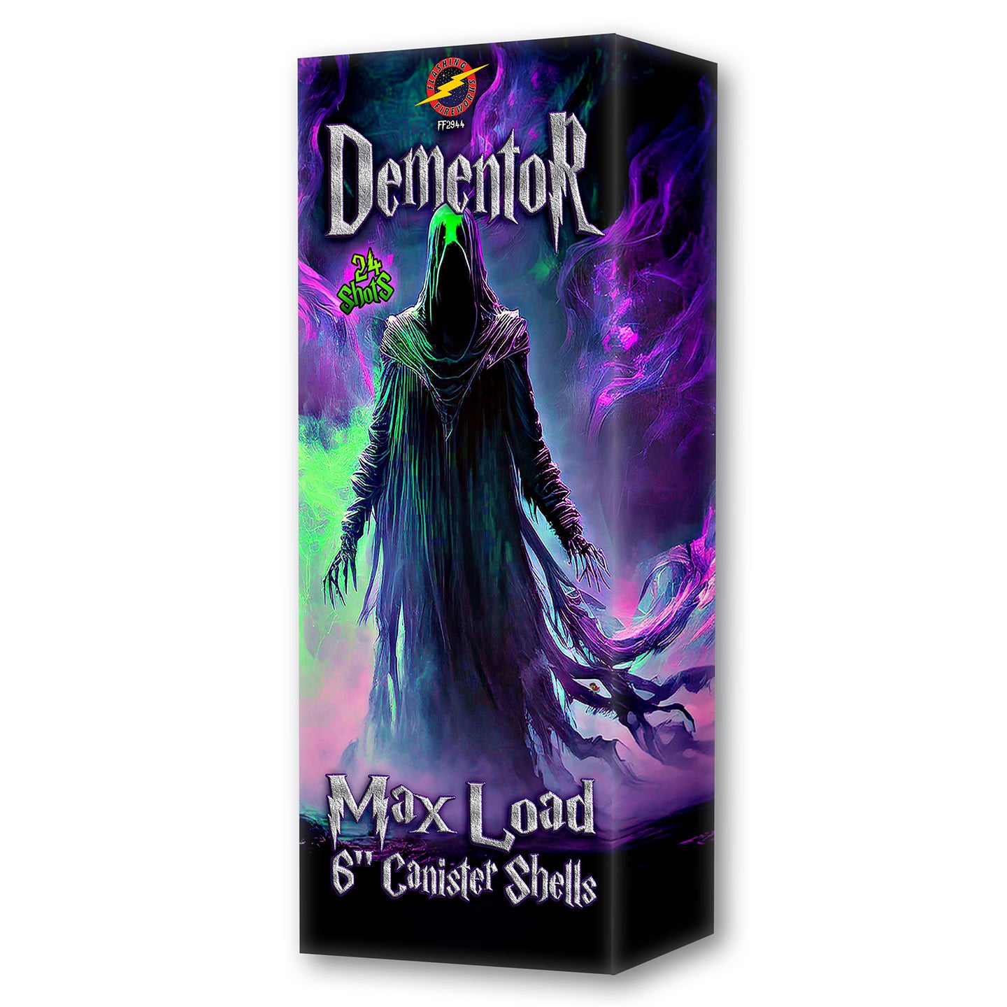 Dementor 6" Canister Shells | Artillery Shells | Flashing Fireworks