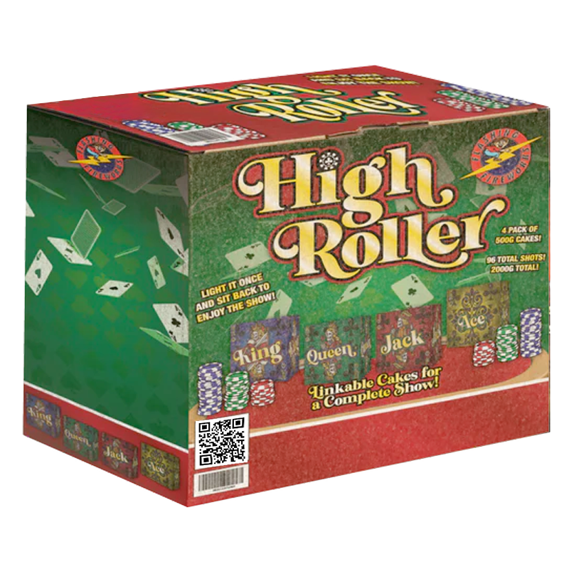 High Roller | Cakes | Flashing Fireworks