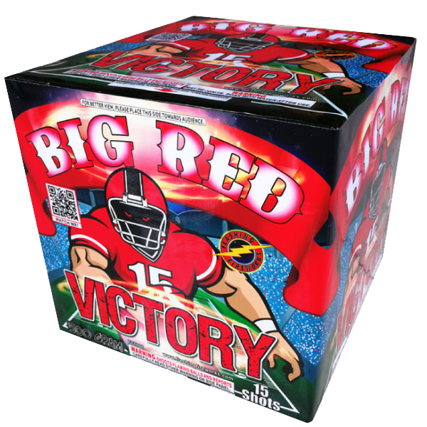Big Red Victory | Cakes | Flashing Fireworks