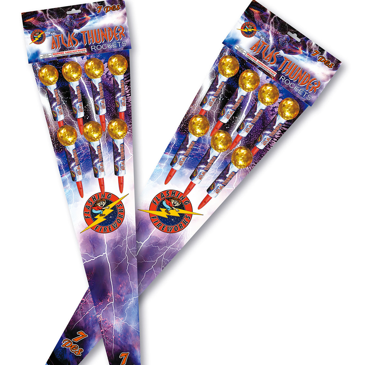 Atlas Thunder Rockets | Stick Rockets | Flashing Fireworks
