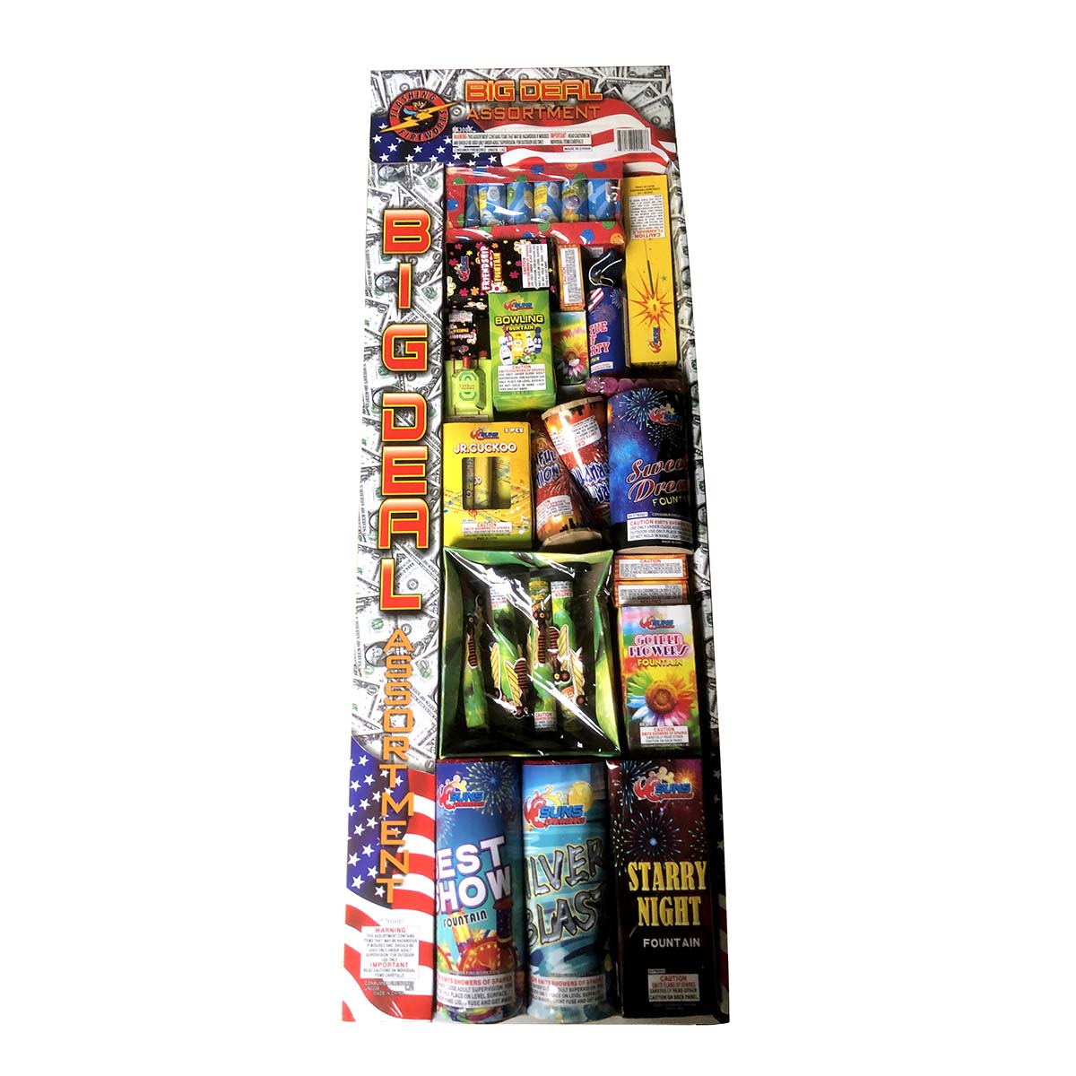 Big Deal Assortment | Family Pack Assortments | Flashing Fireworks