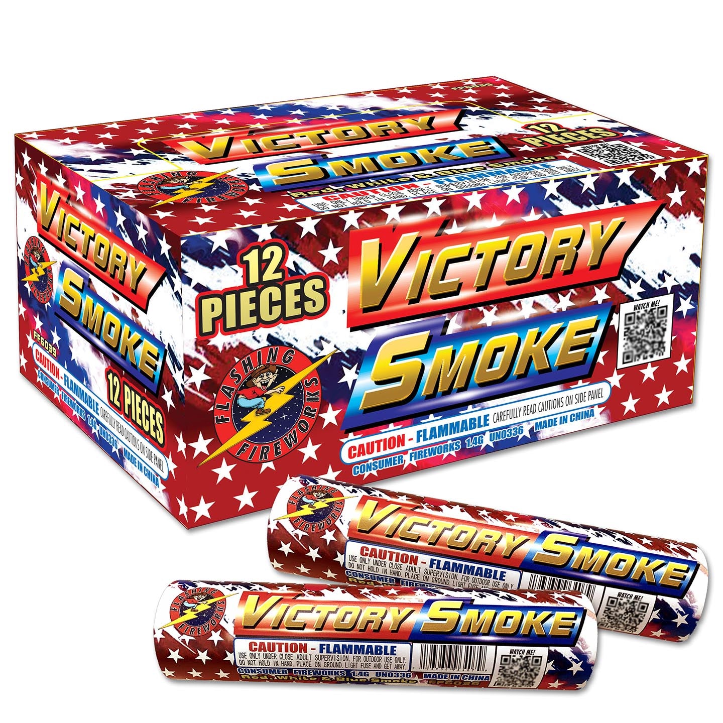 Victory Smoke - Red, White & Blue | Smoke | Flashing Fireworks