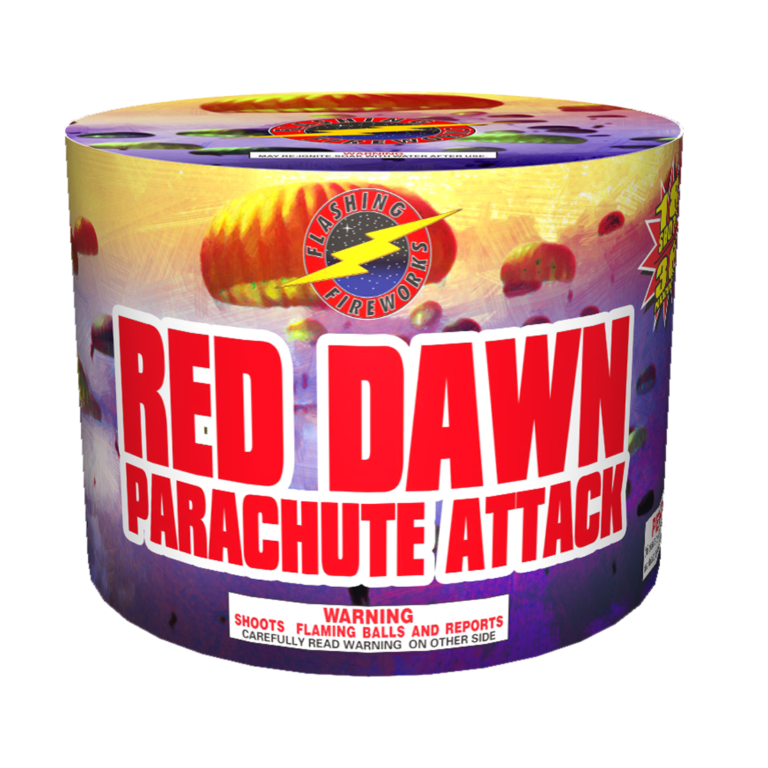 Red Dawn Parachute Attack | Cakes | Flashing Fireworks